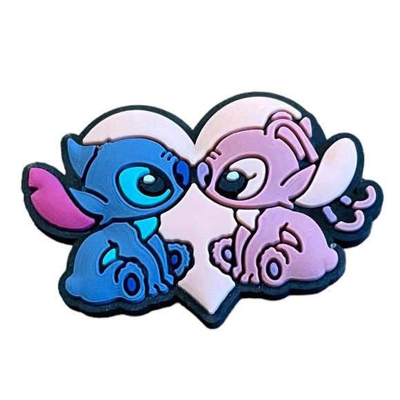 CROCS | Accessories | Stitch Angel Heart Croc Charm | Poshmark